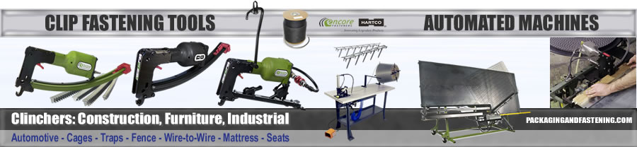 Clinch Clips: Strip Collated | Packaging and Fastening